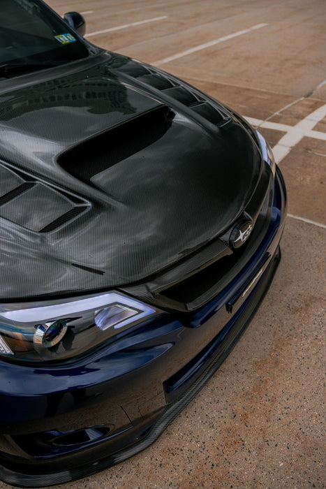 Subaru sti carbon fiber hood store